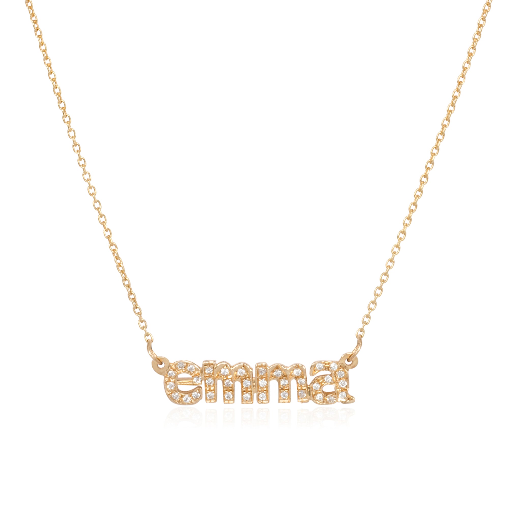 Emma Diamond Pave Necklace